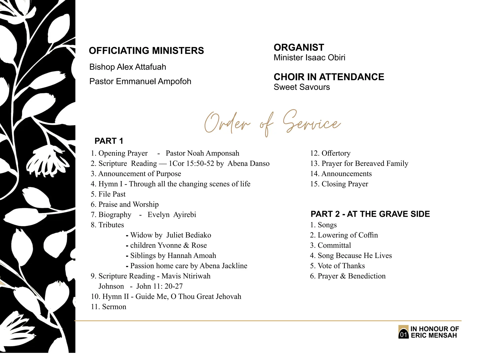 Mr. Eric MENSAH, 1955 - 2024, FUNERAL BROCHURE .pdf