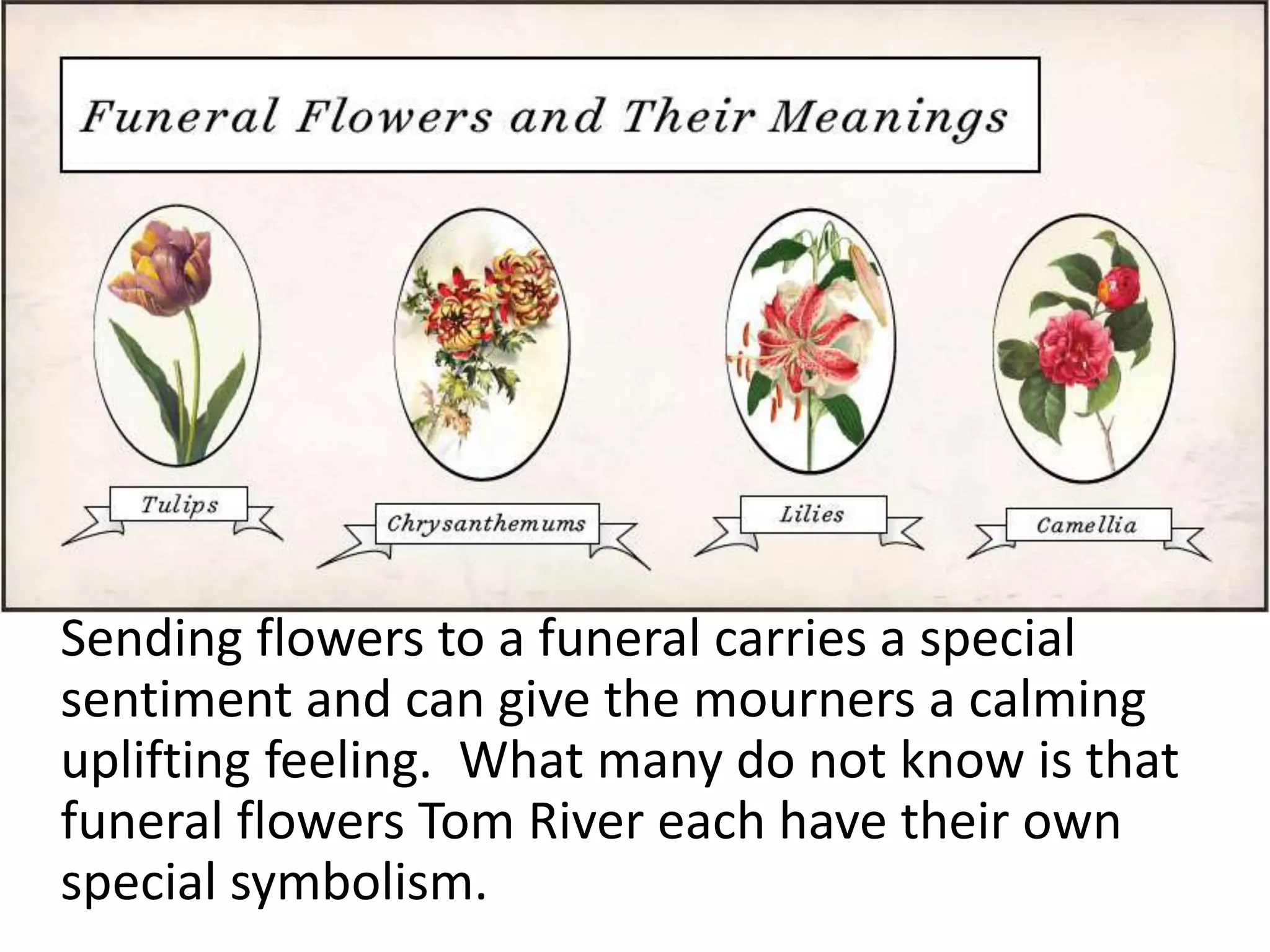 Funeral flowers—names and symbolism | PPTX