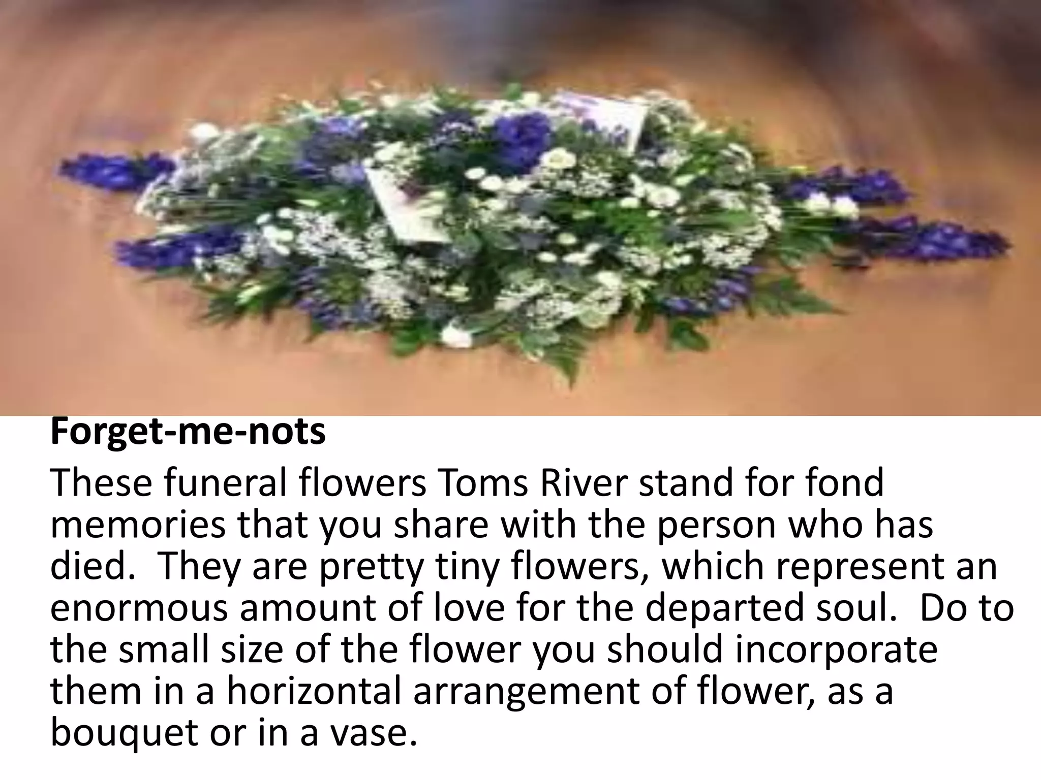 Funeral flowers—names and symbolism | PPTX