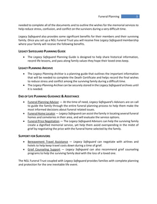 Funeral Planning | PDF