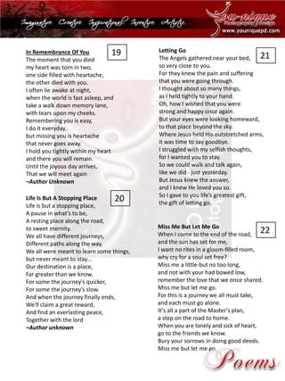 Funeral Program Poems | PDF