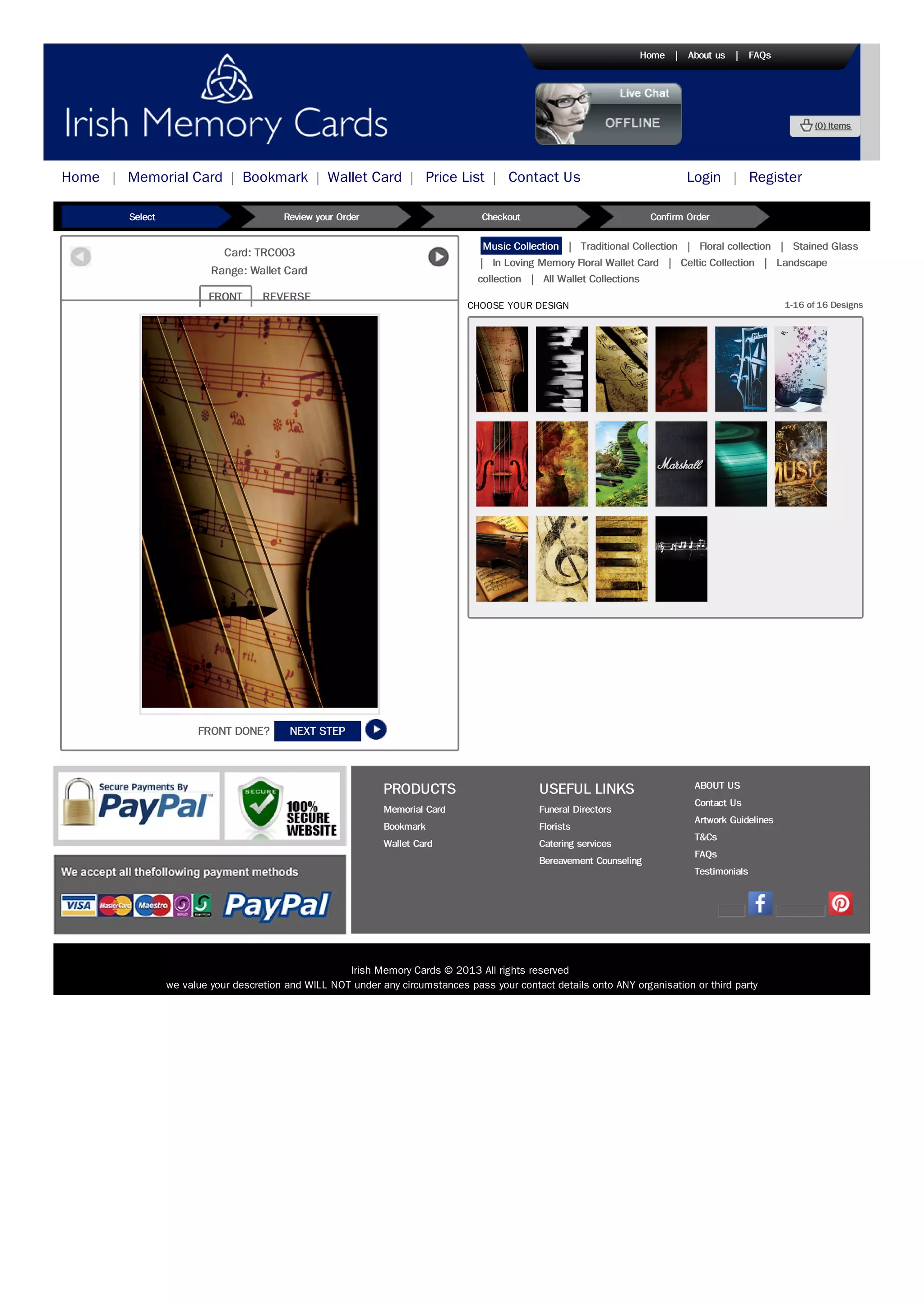 Funeral wallet cards irish memorial cards | PDF | Flower Shopping ...