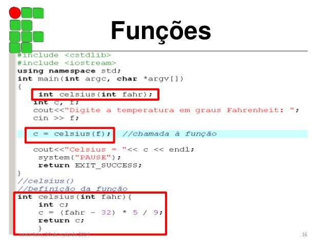 C++ Funções