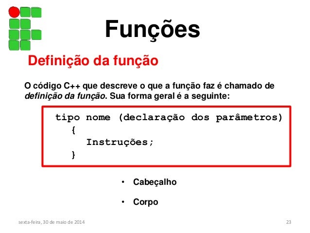 C++ Funções