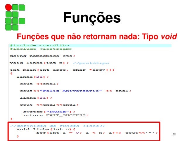 C++ Funções