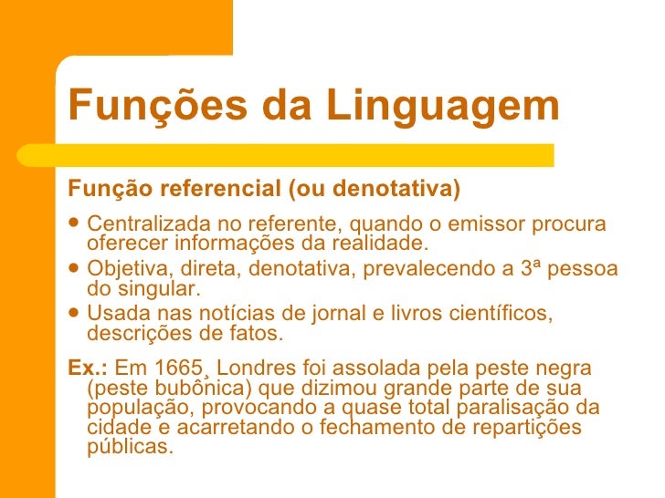 Funções da linguagem