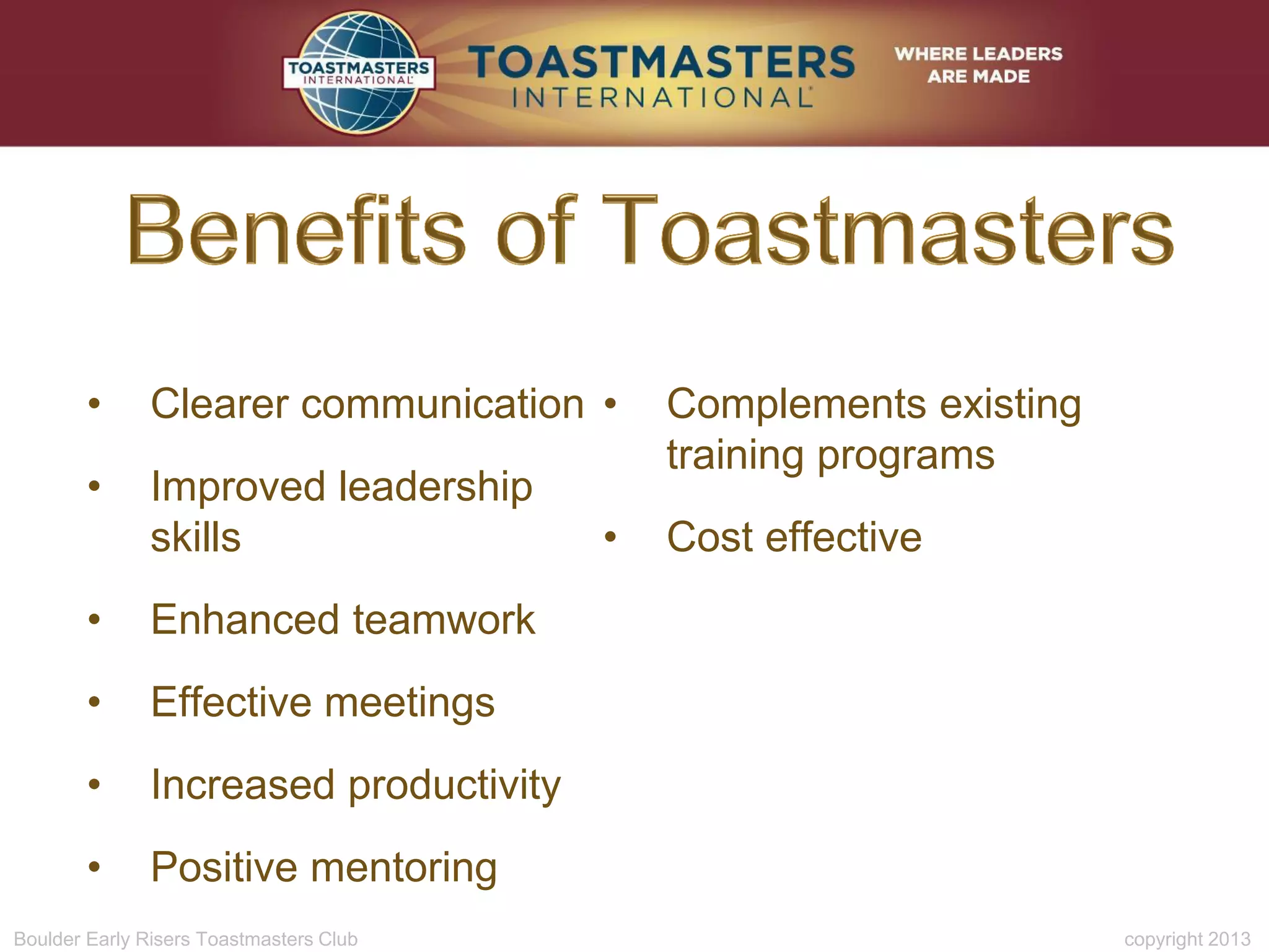 Toastmasters Fun Facts | PDF