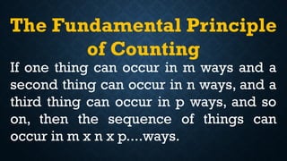 fUNdAMENTAL pRINCIPLE OF COUNTING.pptx