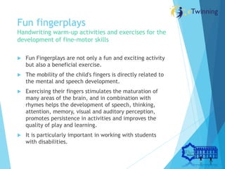 Fun fingerplays | PPTX