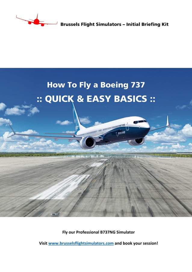 How to Fly a Boeing 737 - Quick & Easy Basics | PDF