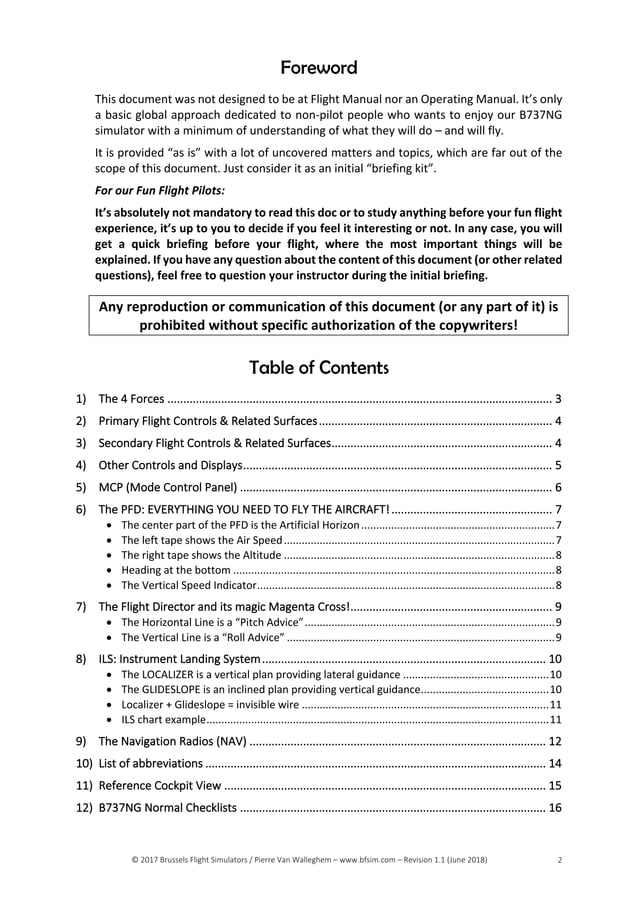 How to Fly a Boeing 737 - Quick & Easy Basics | PDF