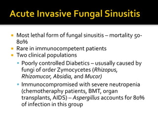 Fungal sinusitis | PPTX