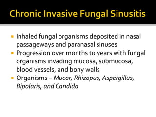 Fungal sinusitis | PPTX