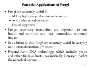 Fungal Biotechnology Chapt The course material for fungal bitotechnolog ...