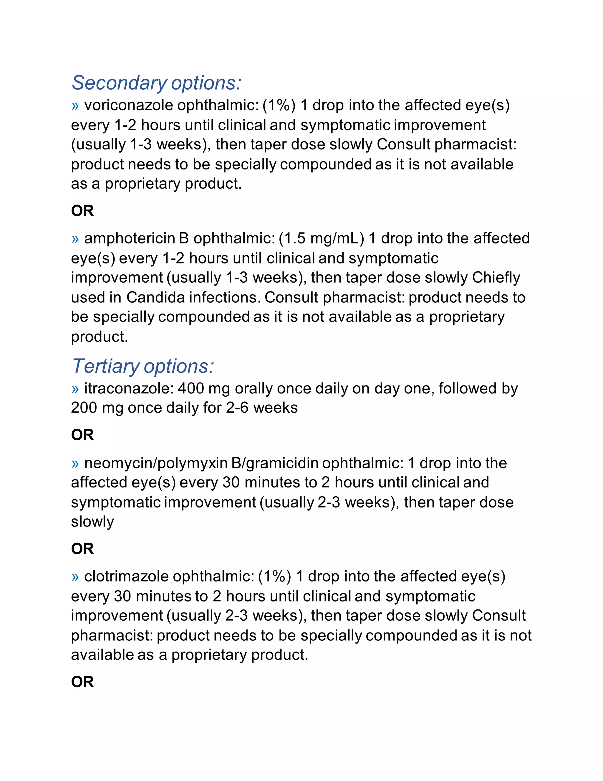 Fungal corneal ulcer - | PDF