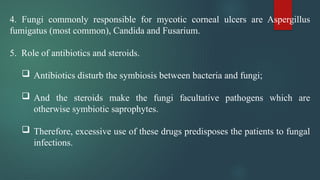 fungal corneal ulcer and protozoal keratitis.pptx