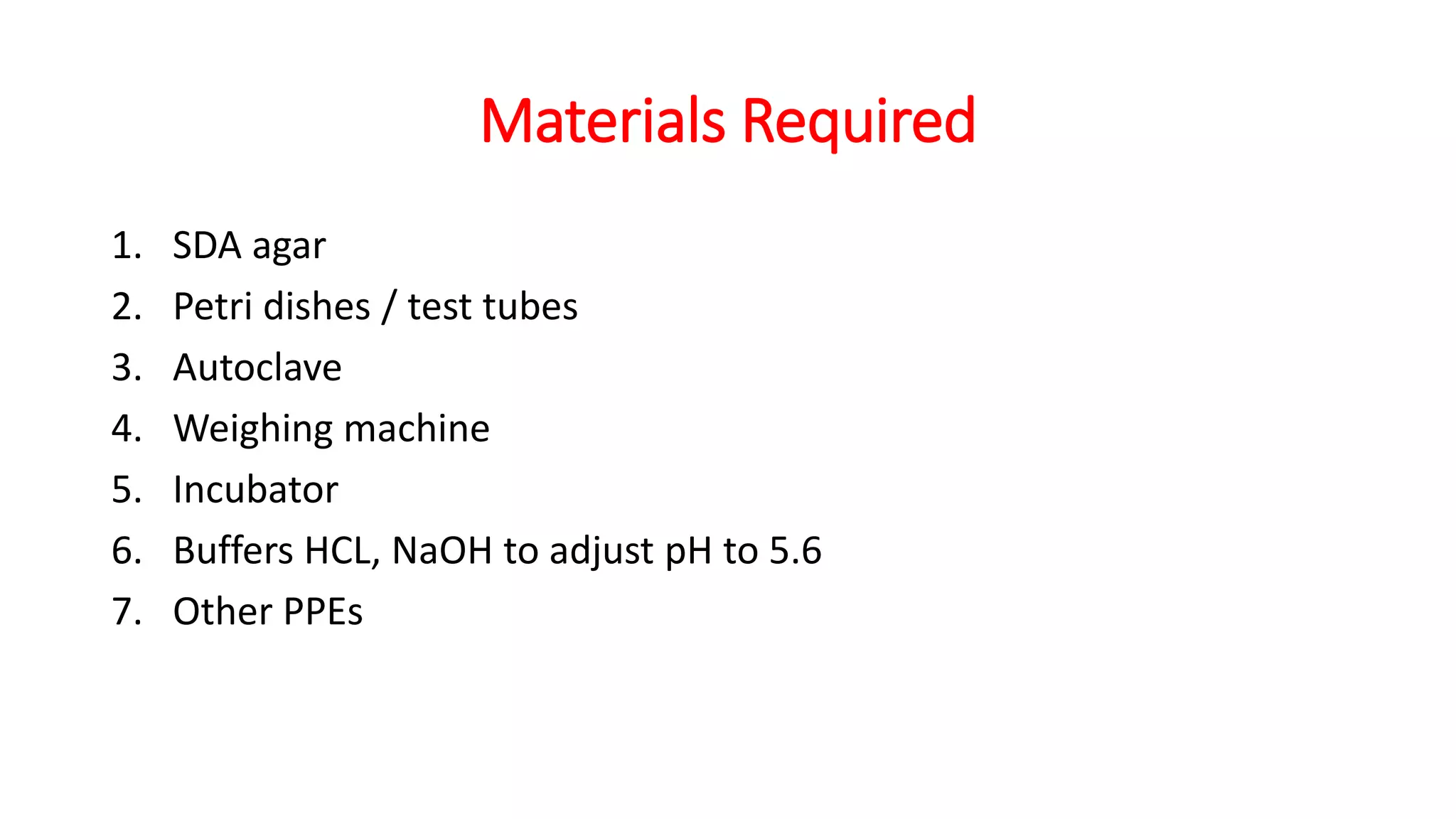 SDA culture media | PPTX