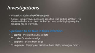 Fungal infection of skin | PPTX
