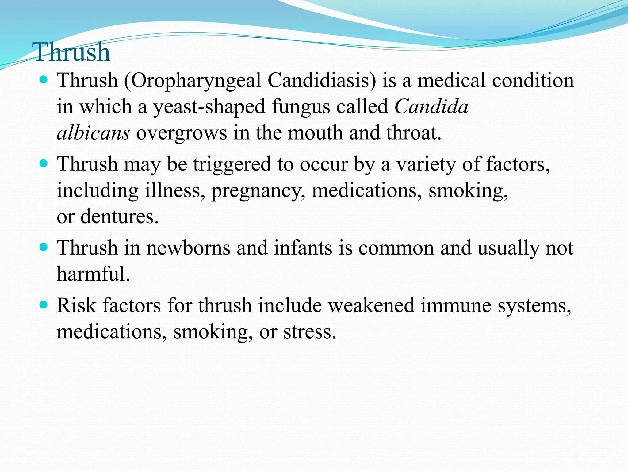 Candidiasis, causes and their treatment | PPTX