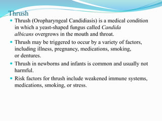 Candidiasis, causes and their treatment | PPTX