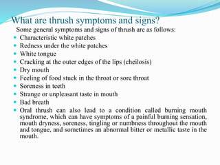 Candidiasis, causes and their treatment | PPTX