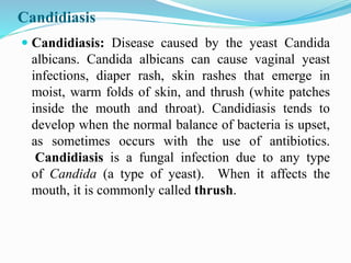 Candidiasis, causes and their treatment | PPT