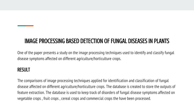Fungal infection detection | PPT