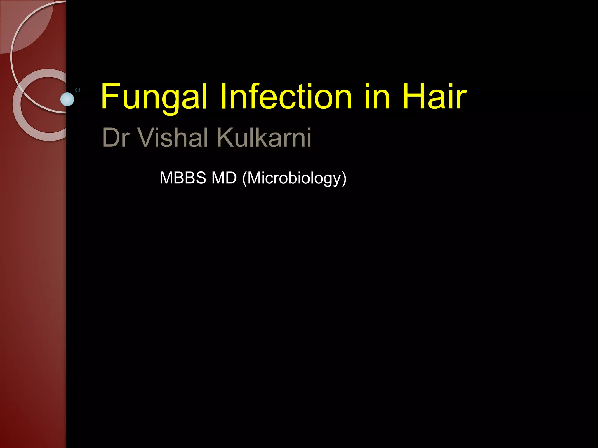 Fungal infection in hair | PPTX
