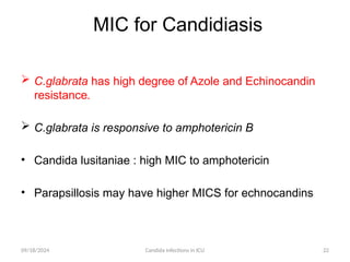 Fungal infection in Intensive care unit.pptx