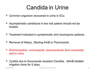 Fungal infection in Intensive care unit.pptx