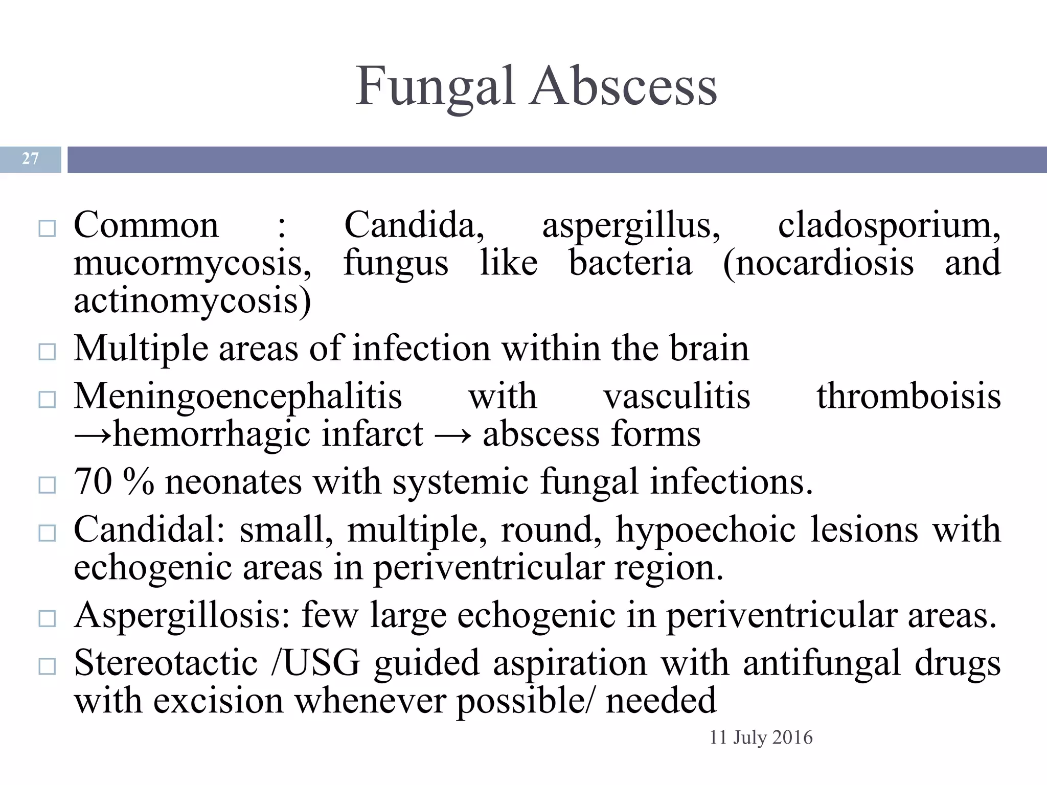 Fungal infection of cns | PPTX