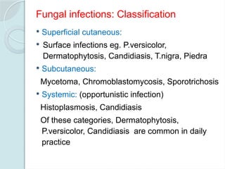 fungal infections-1.pptx details of how fungal infections take place | PPTX