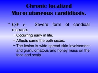 fungal infections and their peculiar features | PPT