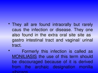 fungal infections and their peculiar features | PPT