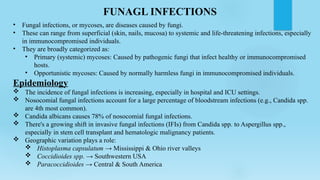 FUNGAL INFECTIONS - Introduction to fungi.pptx