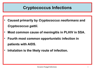 Fungal infection for medical students lecture | PPTX