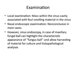 Fungal Infections of the Nose and Paranasal Sinuses.pptx