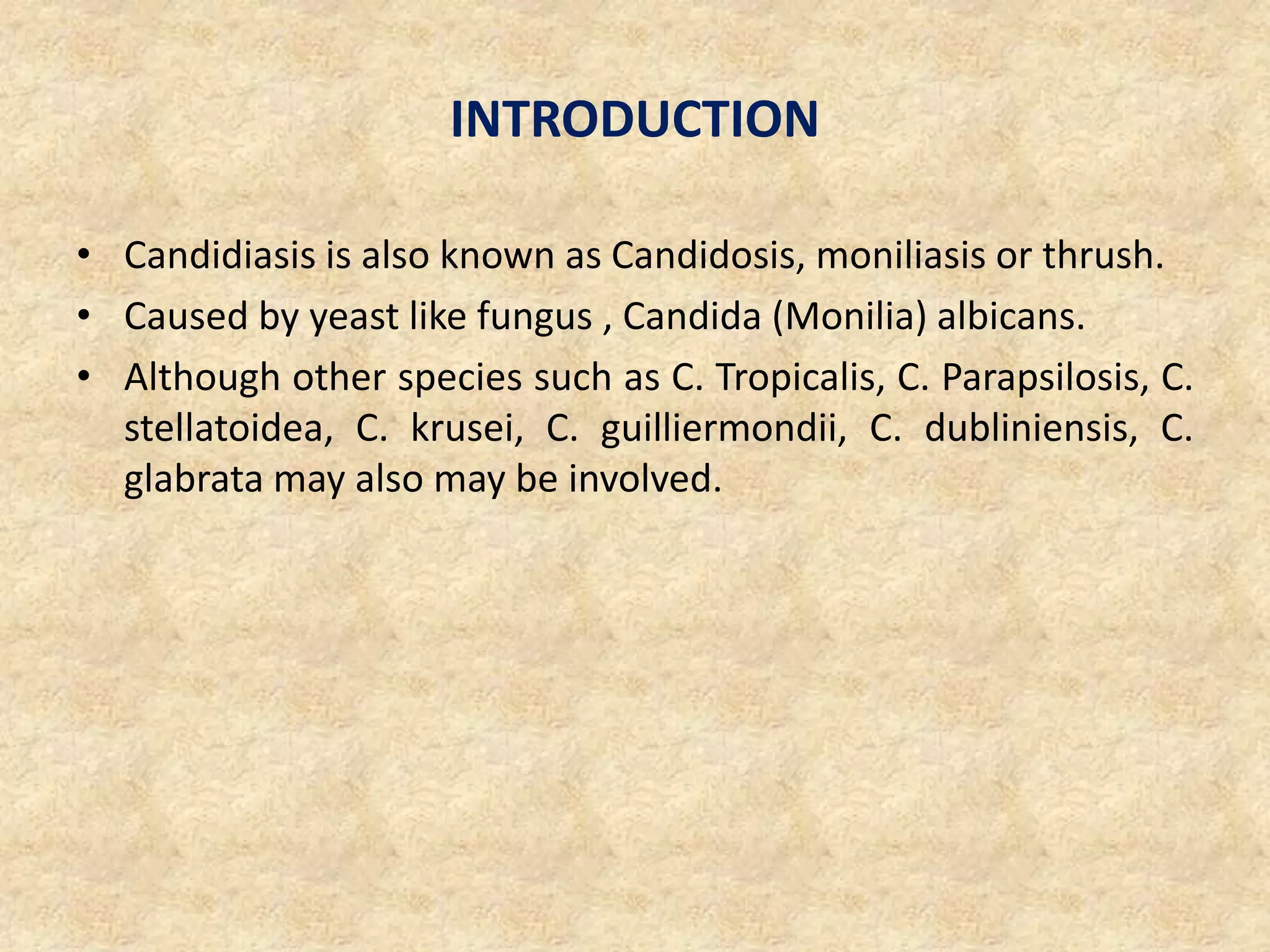 Fungal infections of the oral cavity | PPTX