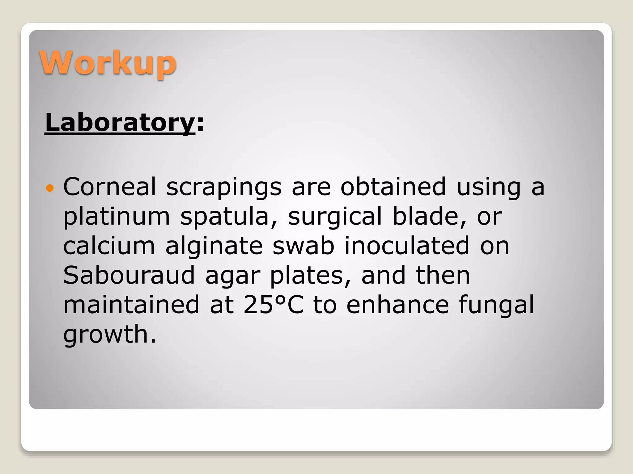 Fungal keratitis | PPTX