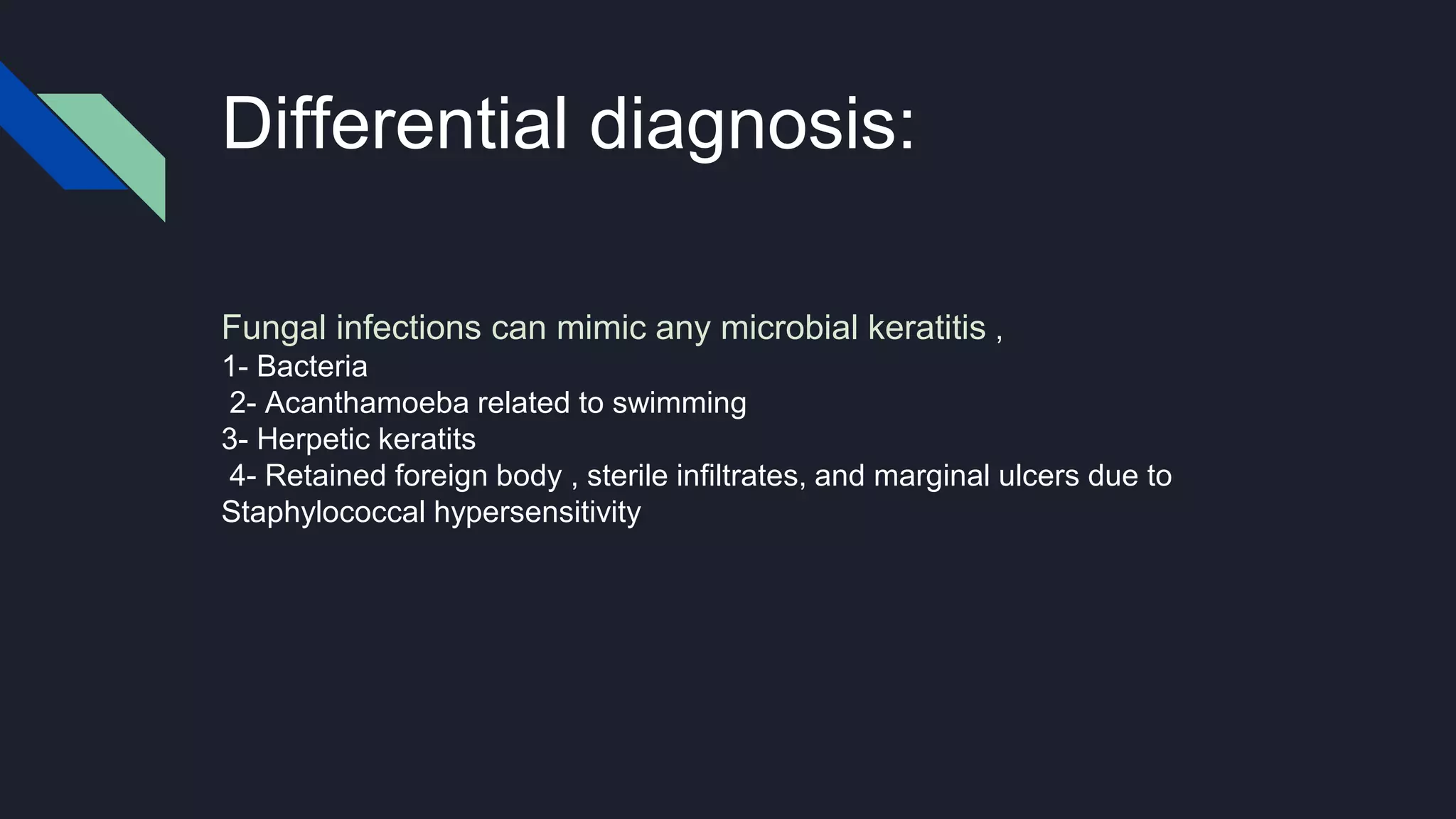 Fungal keratitis | PPTX
