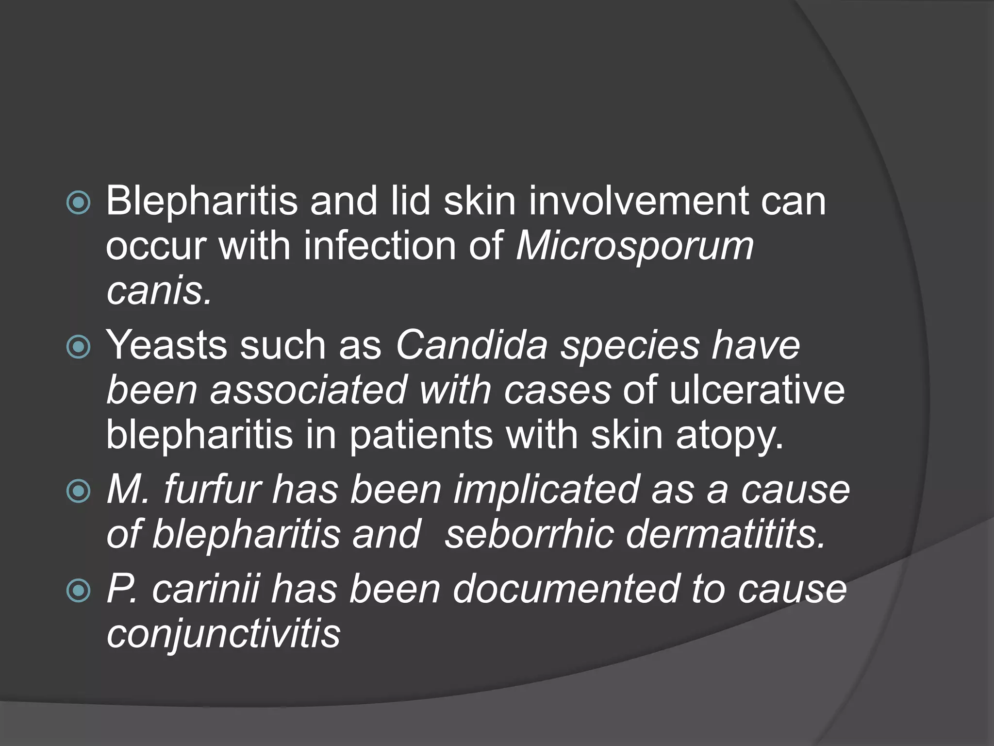 Fungal lesions of the eye | PPTX