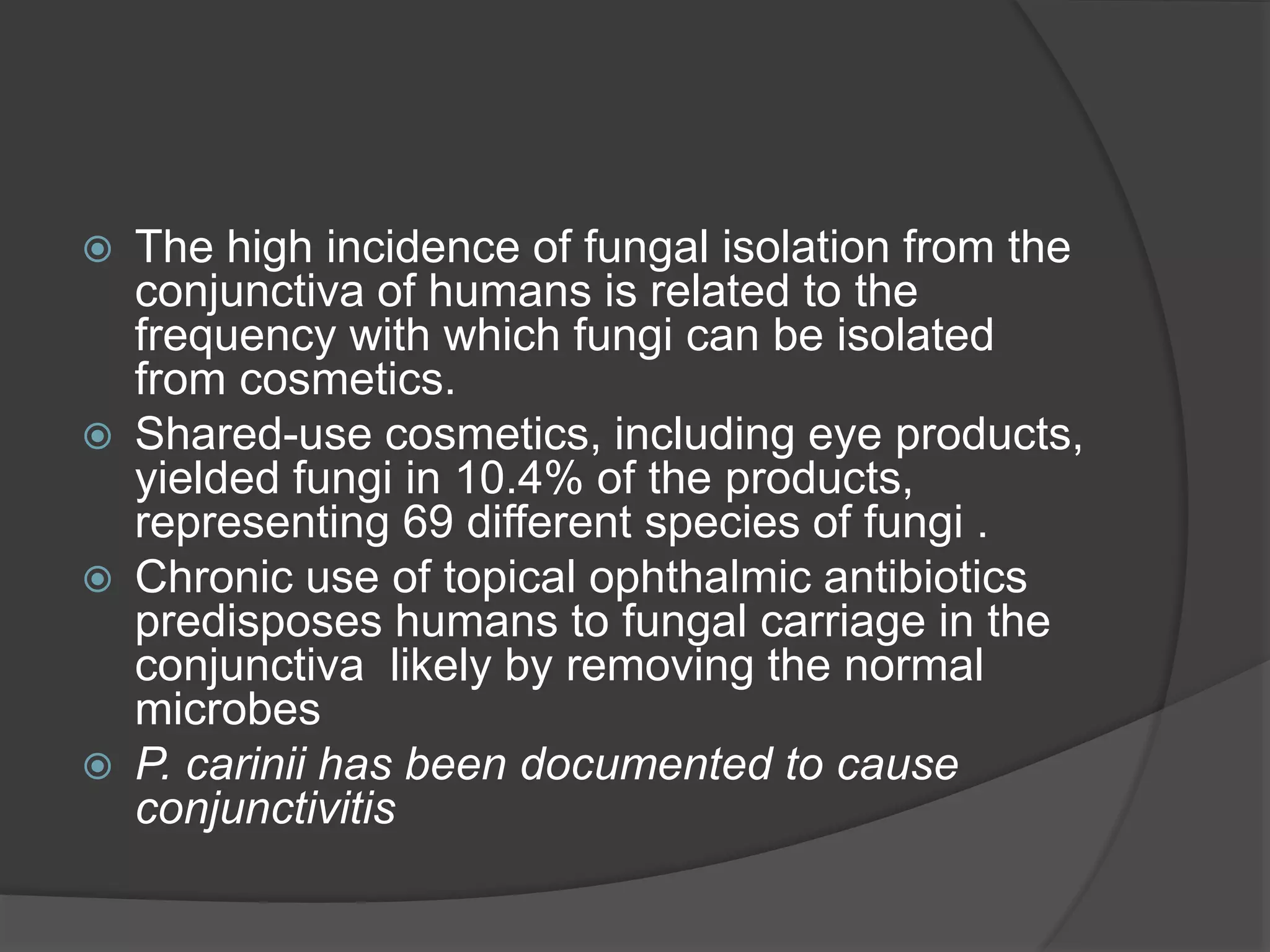 Fungal lesions of the eye | PPTX