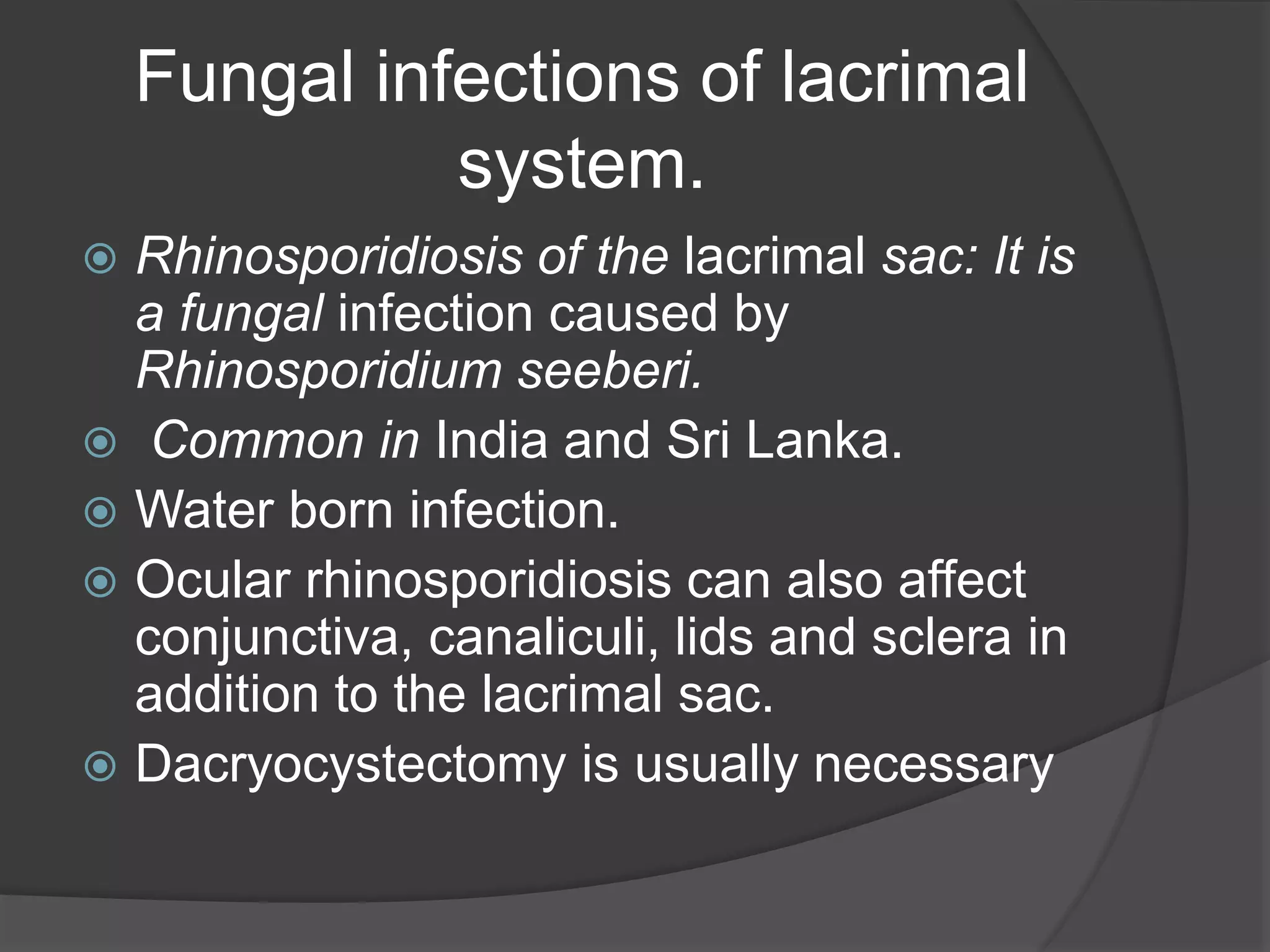 Fungal lesions of the eye | PPTX
