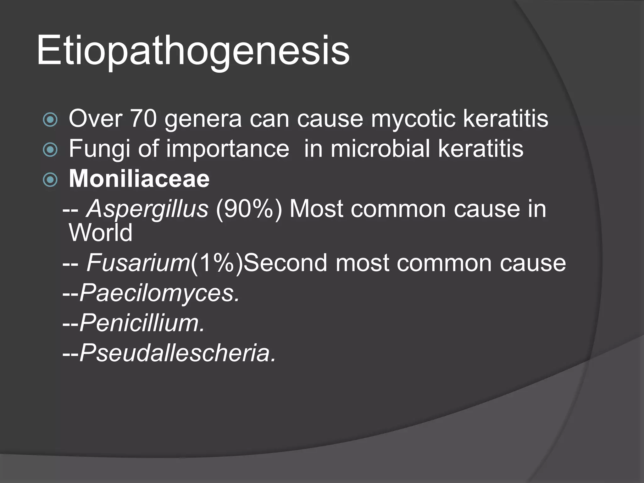 Fungal lesions of the eye | PPTX