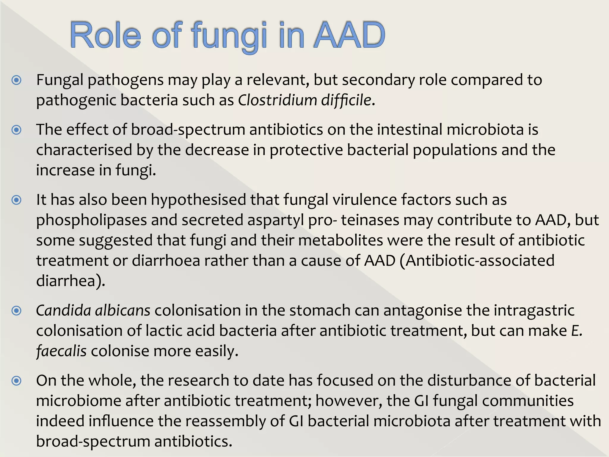 fungal microbiota and digestive diseases.pptx | Digestive Disorders ...