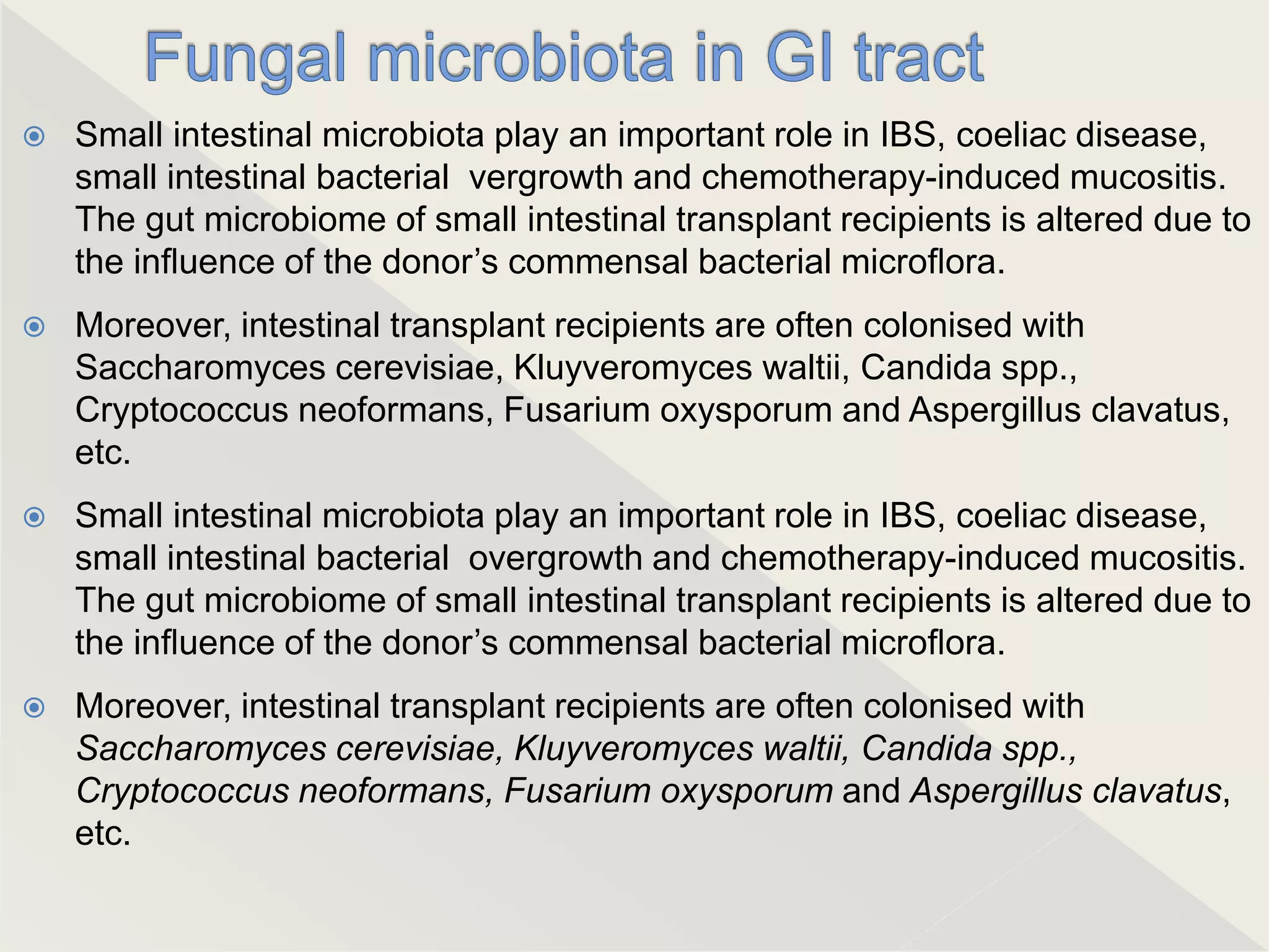 fungal microbiota and digestive diseases.pptx | Digestive Disorders ...