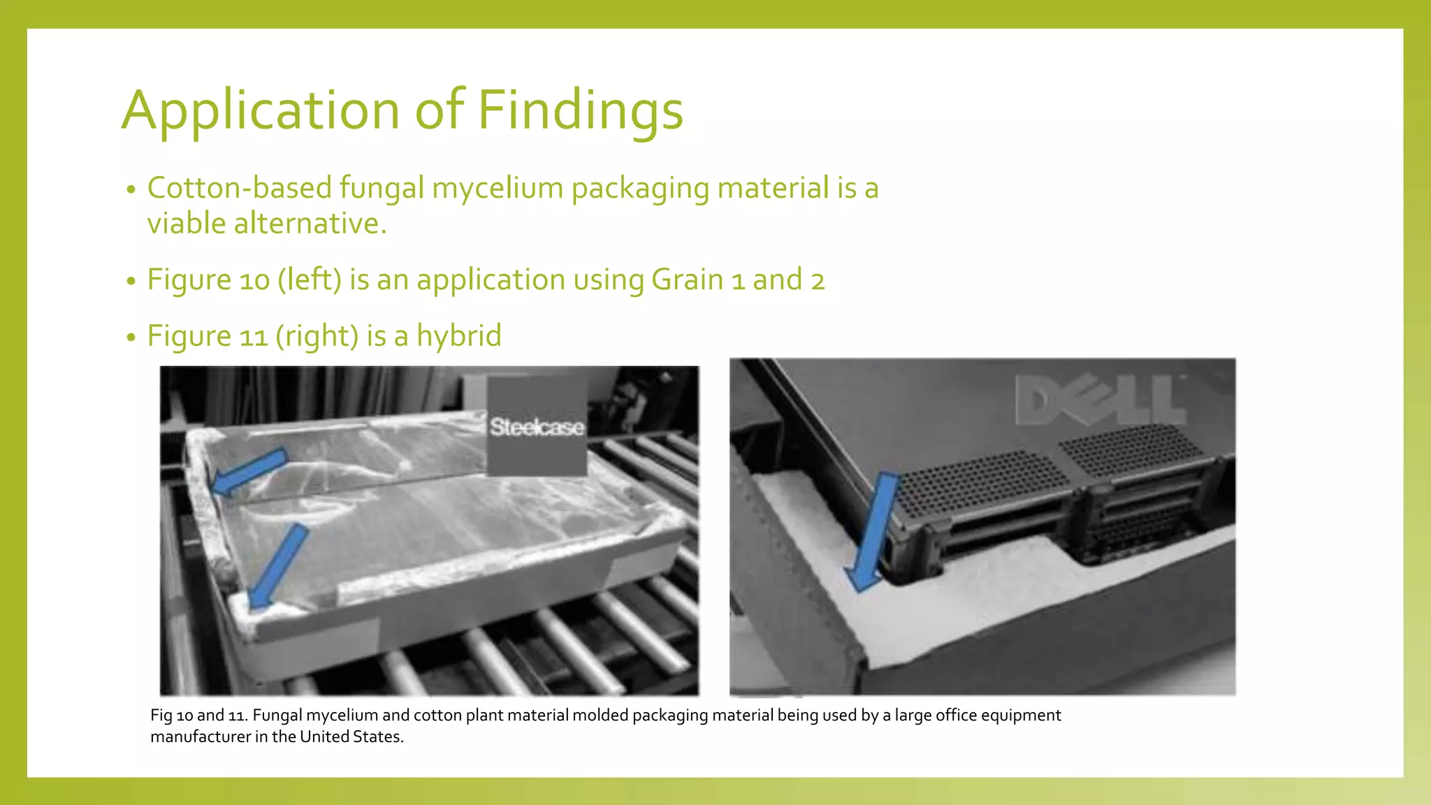 Fungal mycelium and cotton plant materials in the manifacture of ...