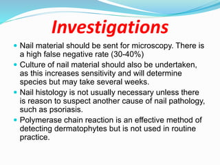 Nails Fungal infections | PPTX