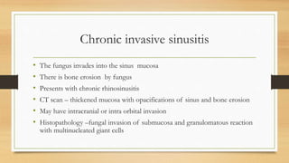 Fungal rhinosinusitis | PPTX