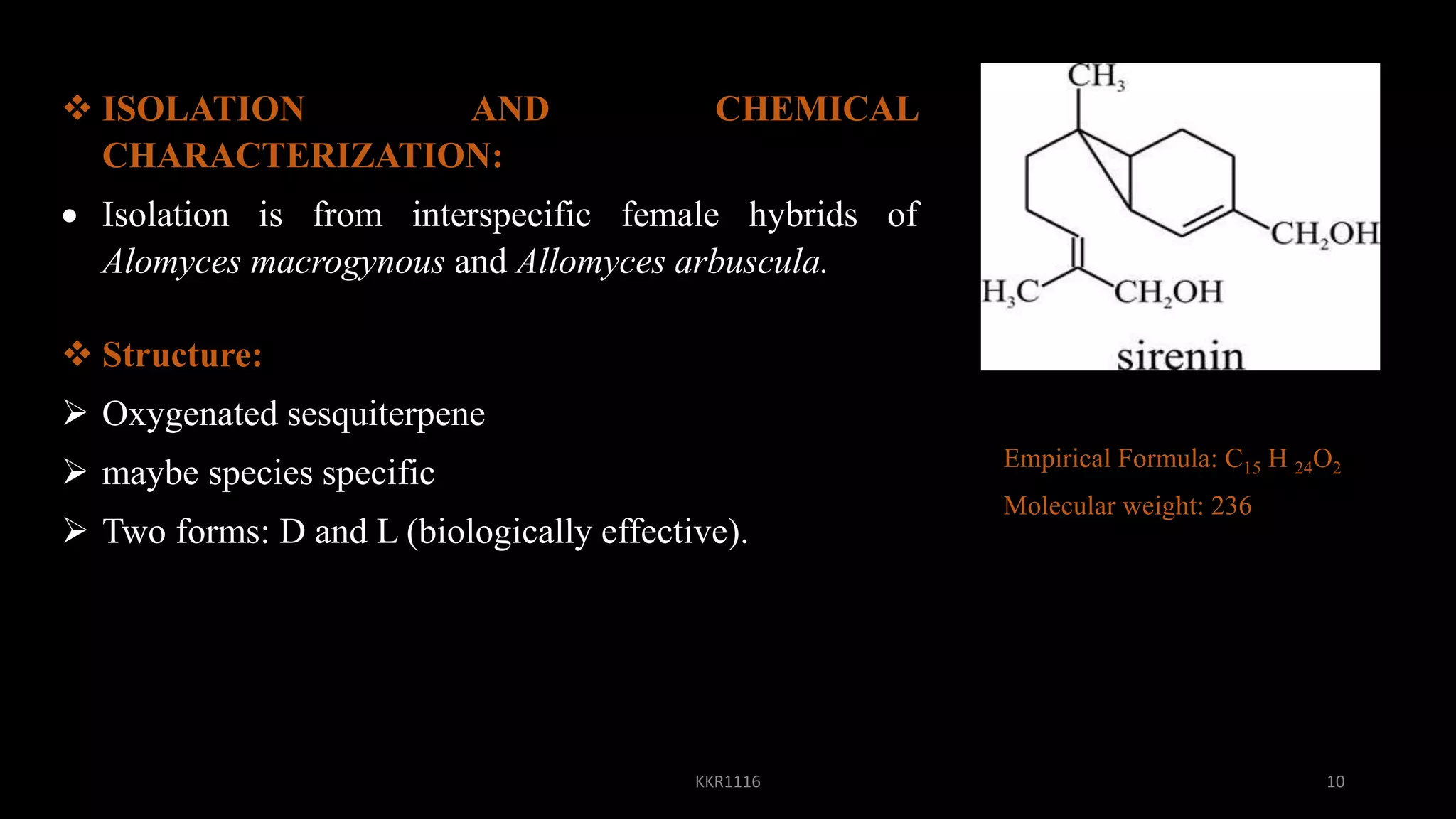 Fungal Sex Hormones Ppt